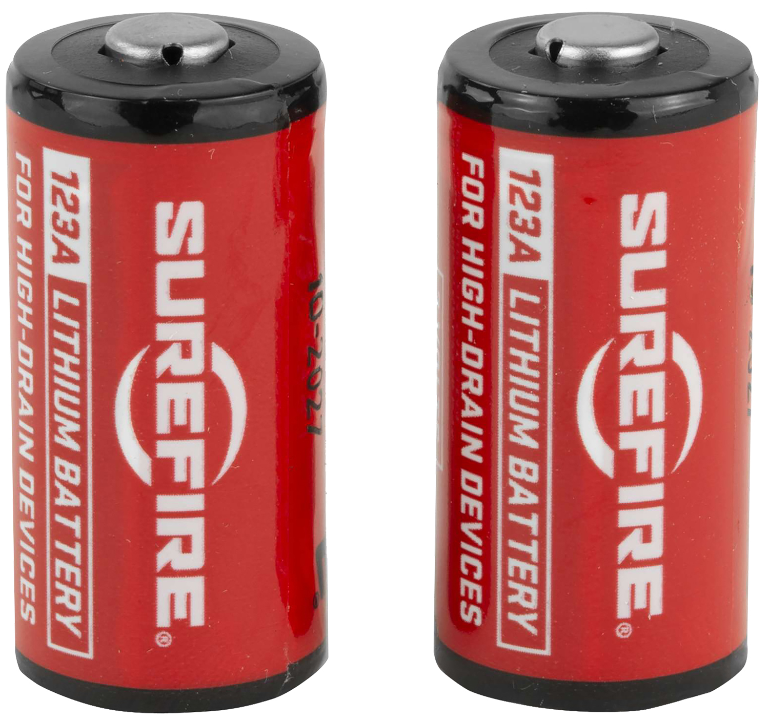 SureFire SF2CB 123A Batteries Red/Black 3.0 Volts 1,500 MAh (2) Single ...